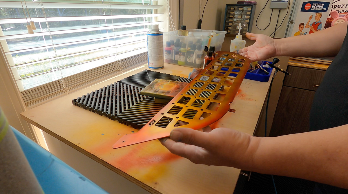 Painting my Motobilt Molle Map Pockets for El Dorado my 2022 Jeep Glad ...