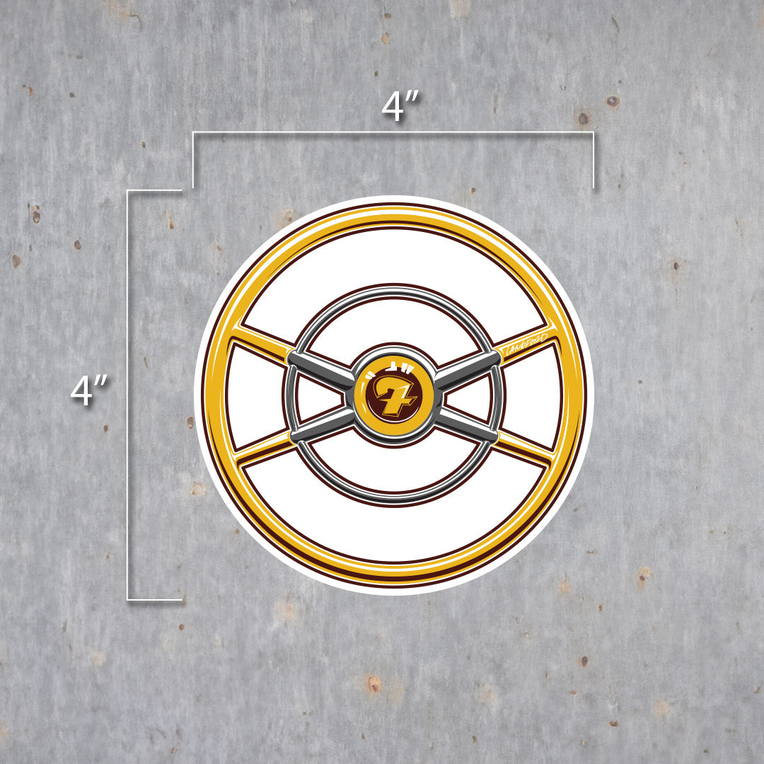 Ford Crestliner Steering Wheel Sticker – Langford Industries