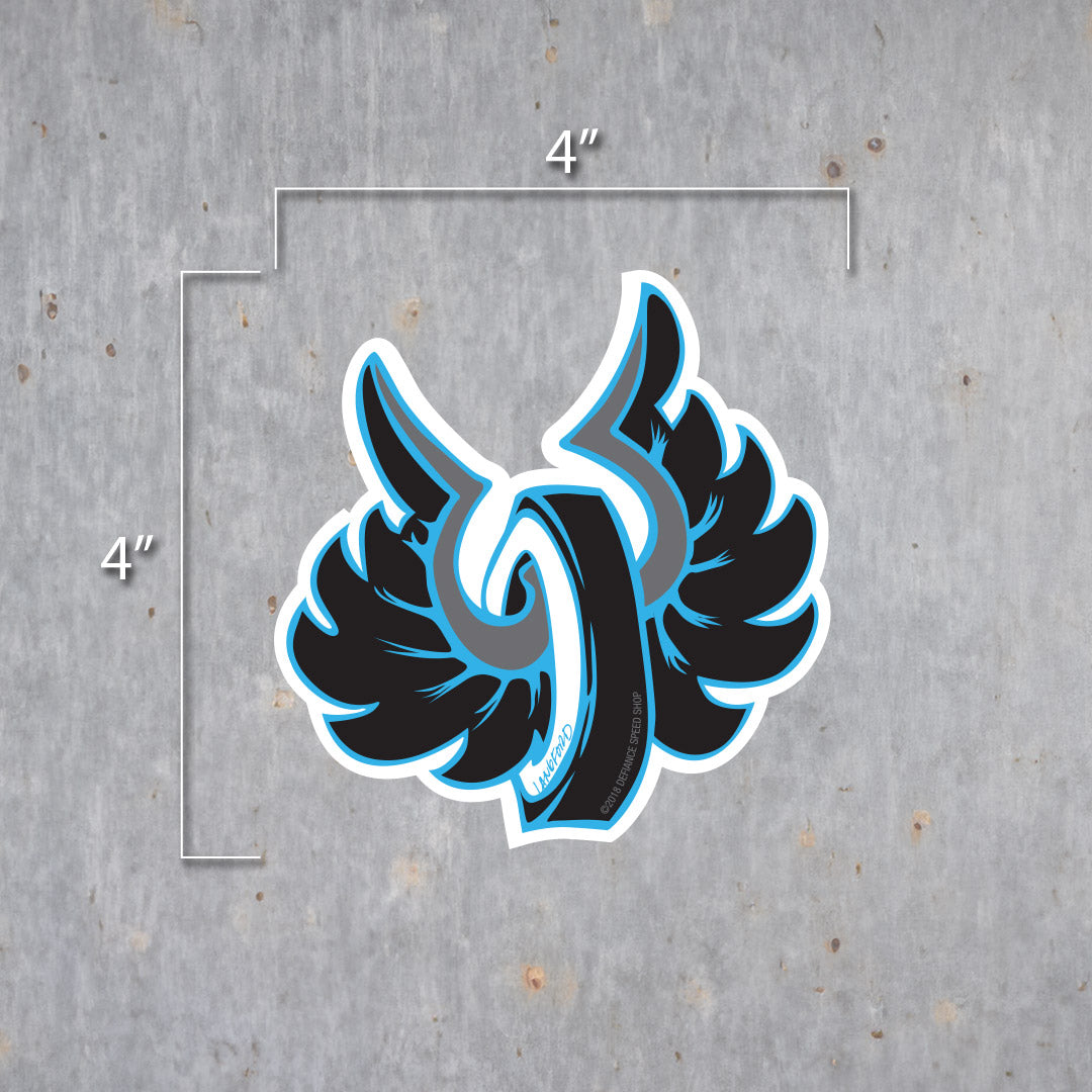 Flying Tire Vinyl Sticker | Langford Industries